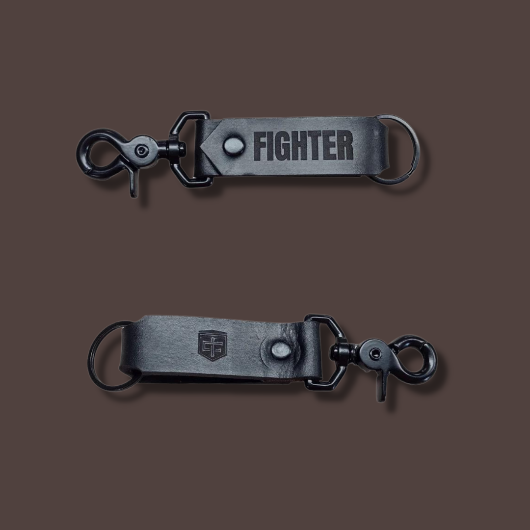 Fighter Leather Tactical Keyring – The Contractor Fight® Gear