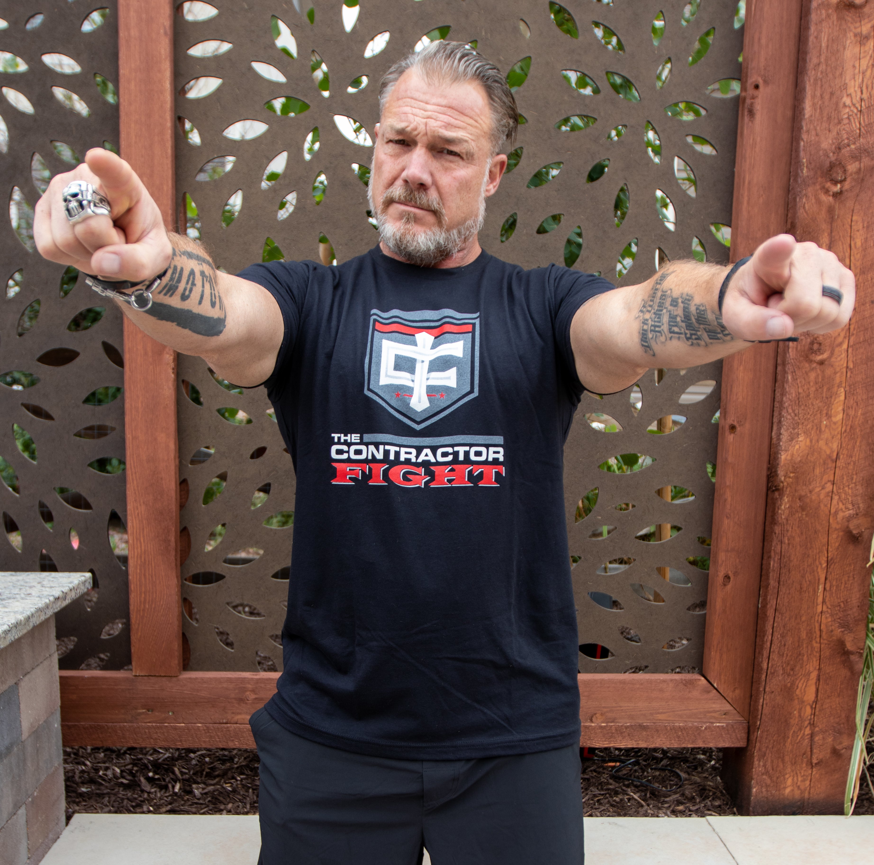 TCF BADGE Unisex T-Shirt – The Contractor Fight® Gear